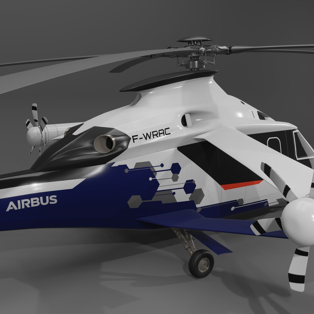 3D Airbus Helicopter Racer 3D Model - TurboSquid 2363380