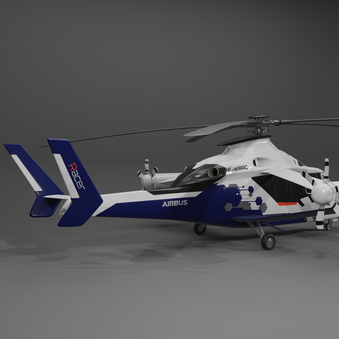 3D Airbus Helicopter Racer 3D Model - TurboSquid 2363380
