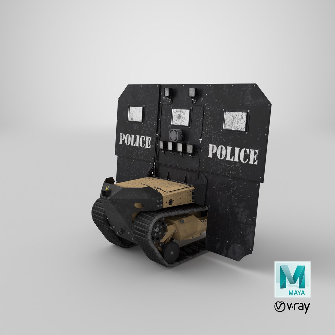 3D model damaged rbs1 swat bot - TurboSquid 1516129