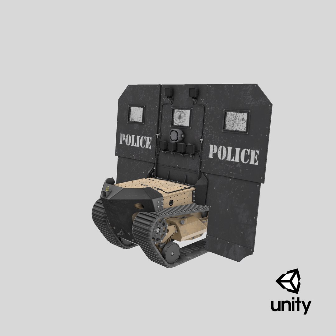 3D model damaged rbs1 swat bot - TurboSquid 1516129