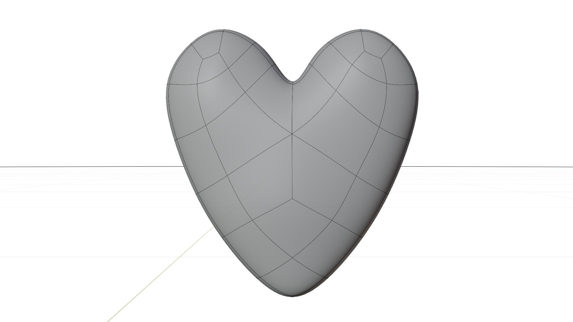 3D Basic Red Heart - TurboSquid 2144628