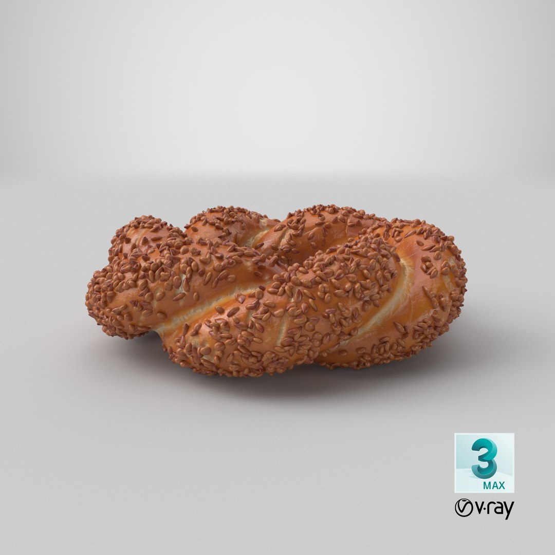 Simit 03 Color 2 3D model - TurboSquid 2021633