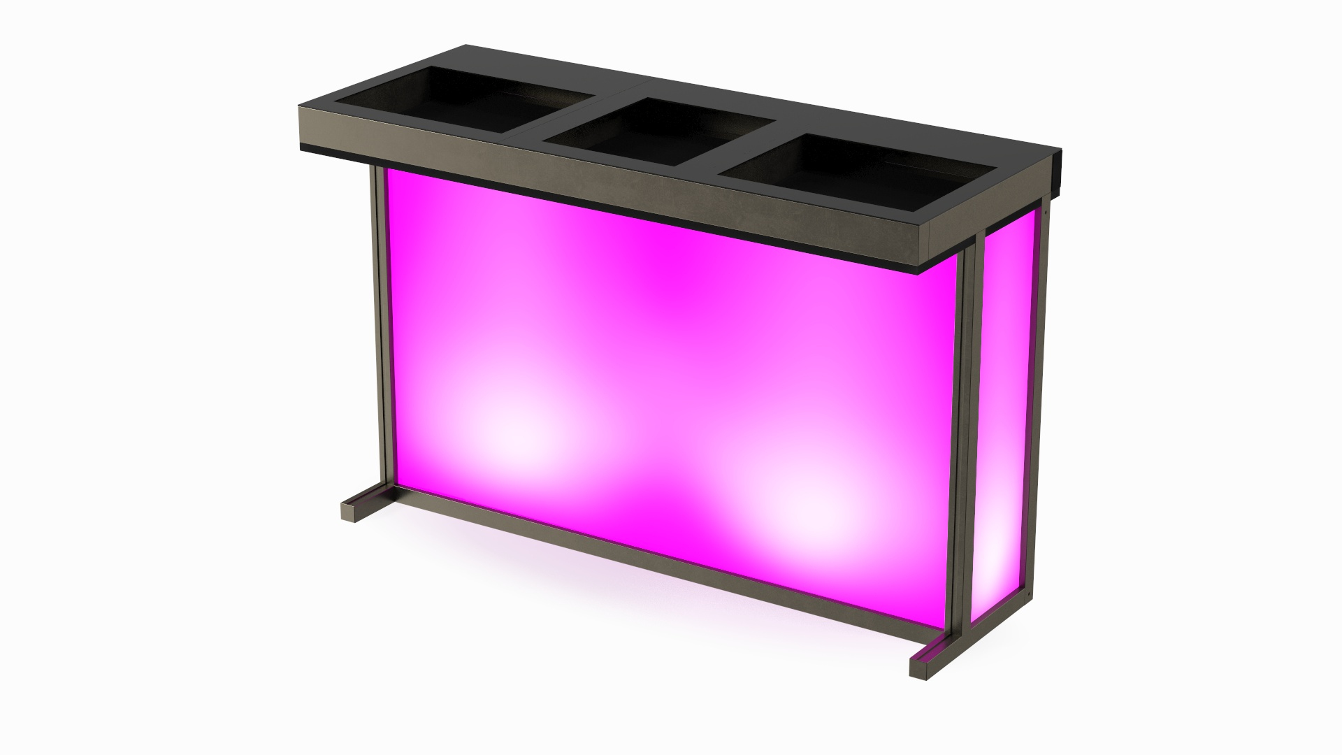 3D Model DJ Stand With Purple Lighting - TurboSquid 2206803