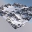 Snowy Terrain 3D Model - TurboSquid 1295177