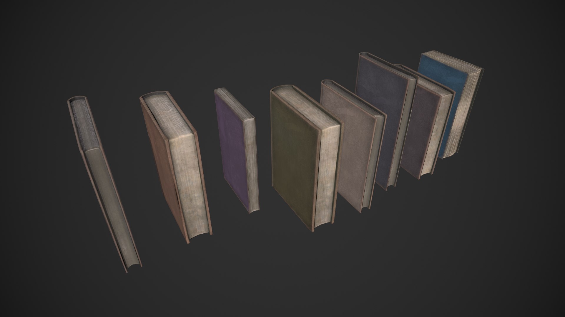 Set Of Books 3D Model - TurboSquid 1788794