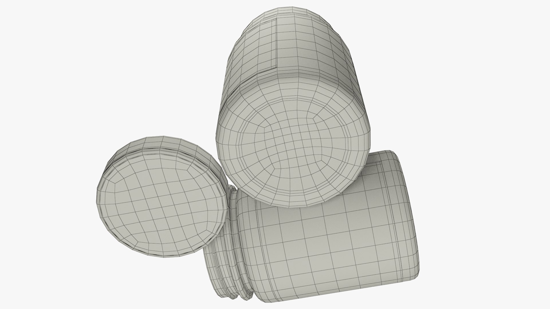 Plastic Jar 3D Model - TurboSquid 1550508