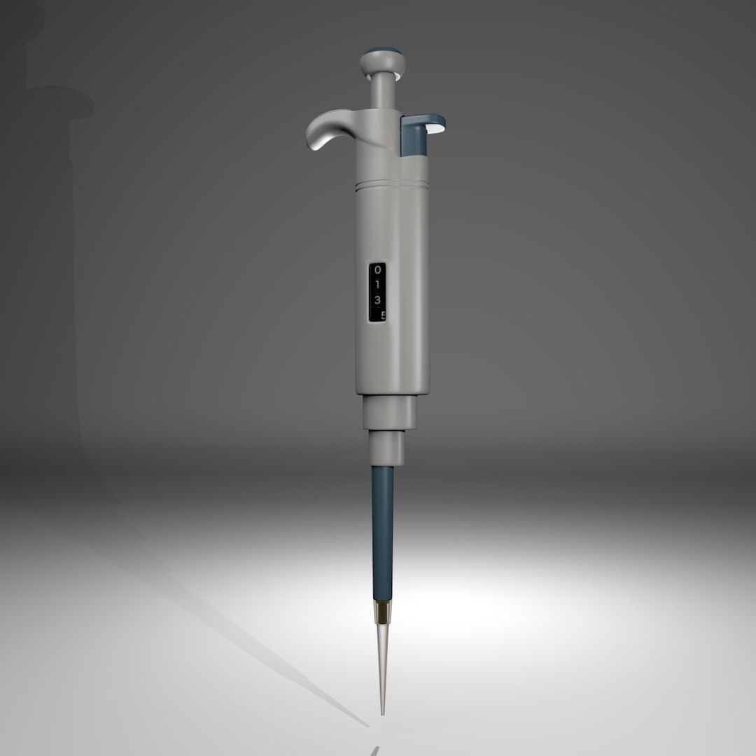 Laboratory Micropipette 3d Model