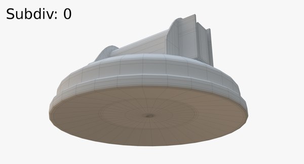 3d glass suction cup model