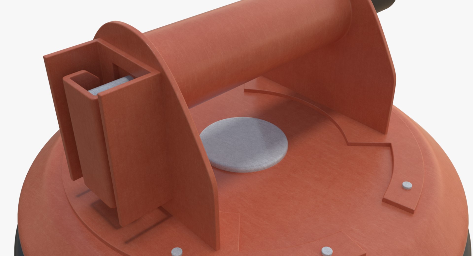 3d Glass Suction Cup Model