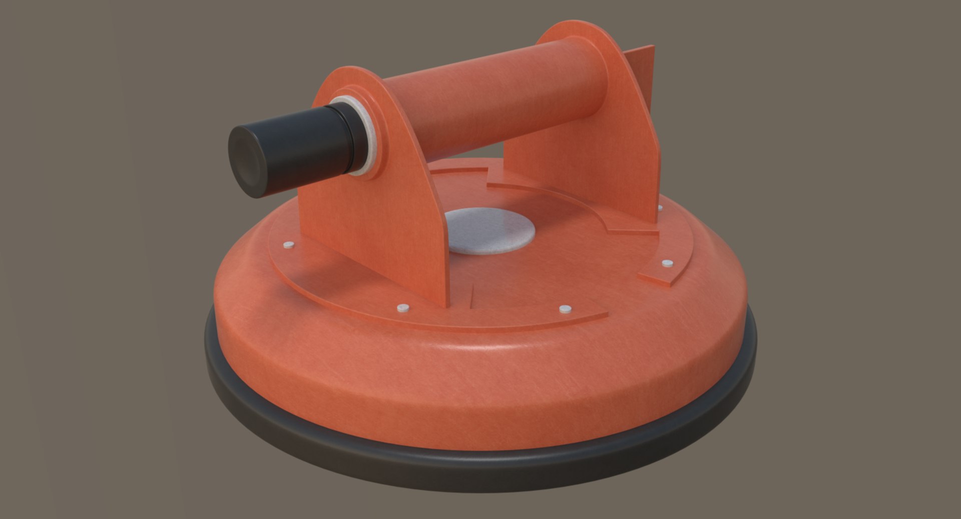 3d Glass Suction Cup Model