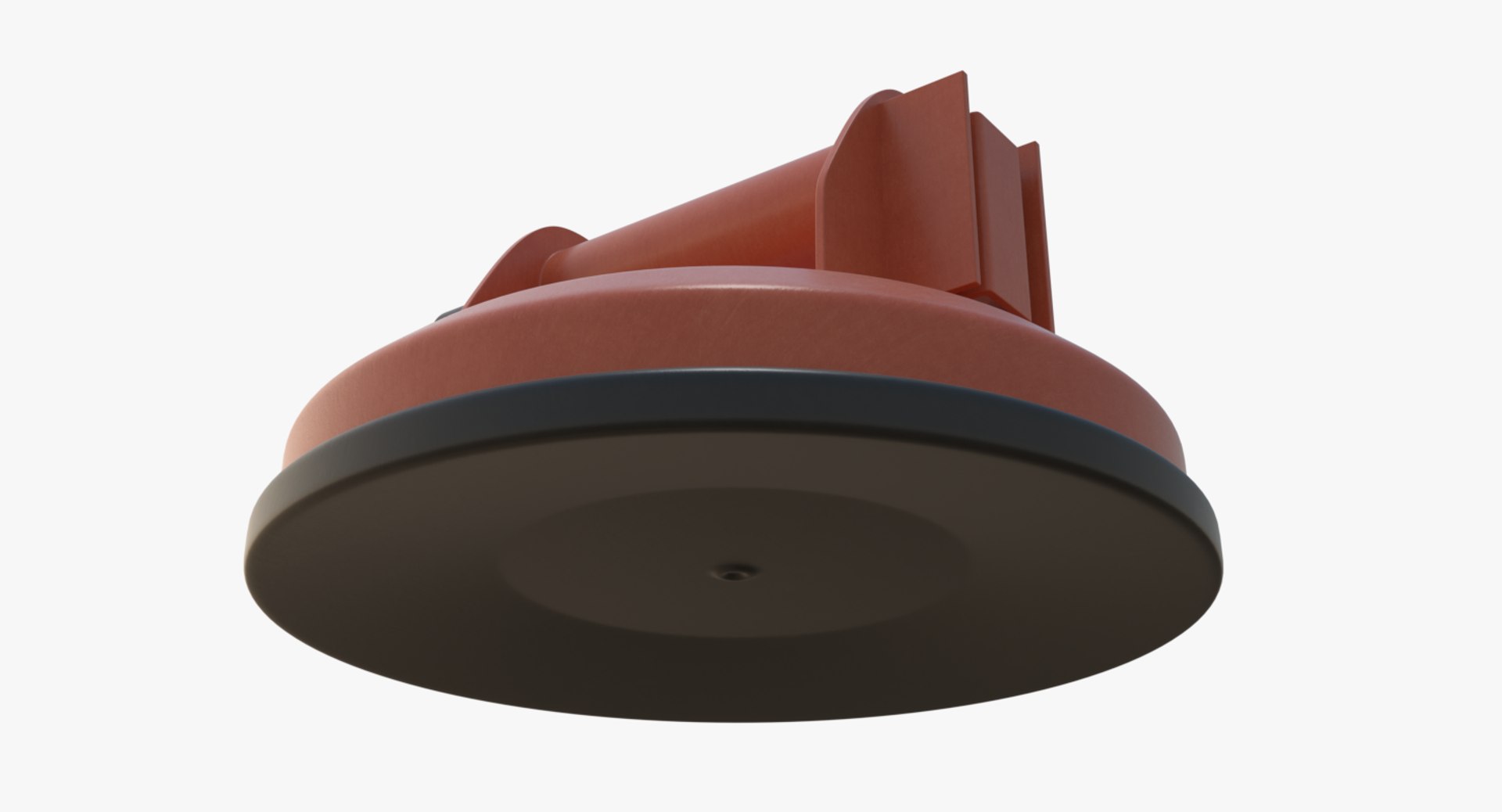 3d Glass Suction Cup Model