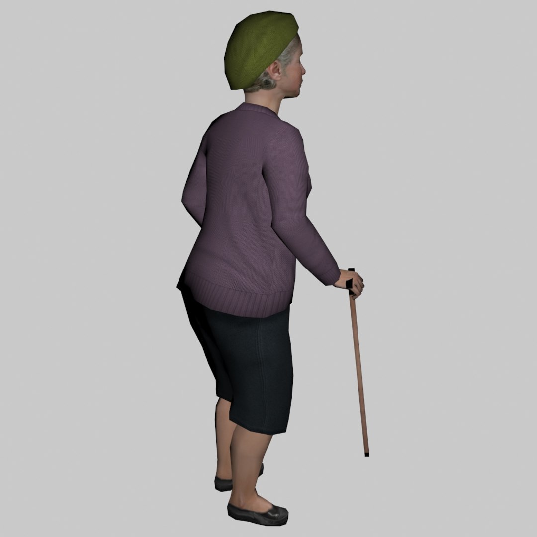 grandmother gran 3d max
