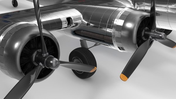 마야를 위해 조작된 보잉 B-17 프로펠러 항공기 폭격기 3D 모델 - TurboSquid 2270748