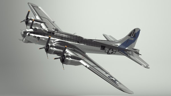 마야를 위해 조작된 보잉 B-17 프로펠러 항공기 폭격기 3D 모델 - TurboSquid 2270748