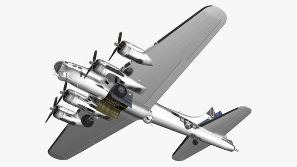마야를 위해 조작된 보잉 B-17 프로펠러 항공기 폭격기 3D 모델 - TurboSquid 2270748