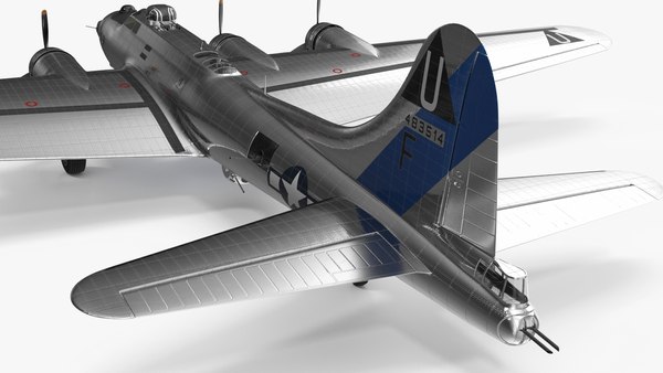 마야를 위해 조작된 보잉 B-17 프로펠러 항공기 폭격기 3D 모델 - TurboSquid 2270748
