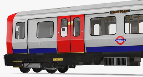 3D london subway train s8 model - TurboSquid 1305575