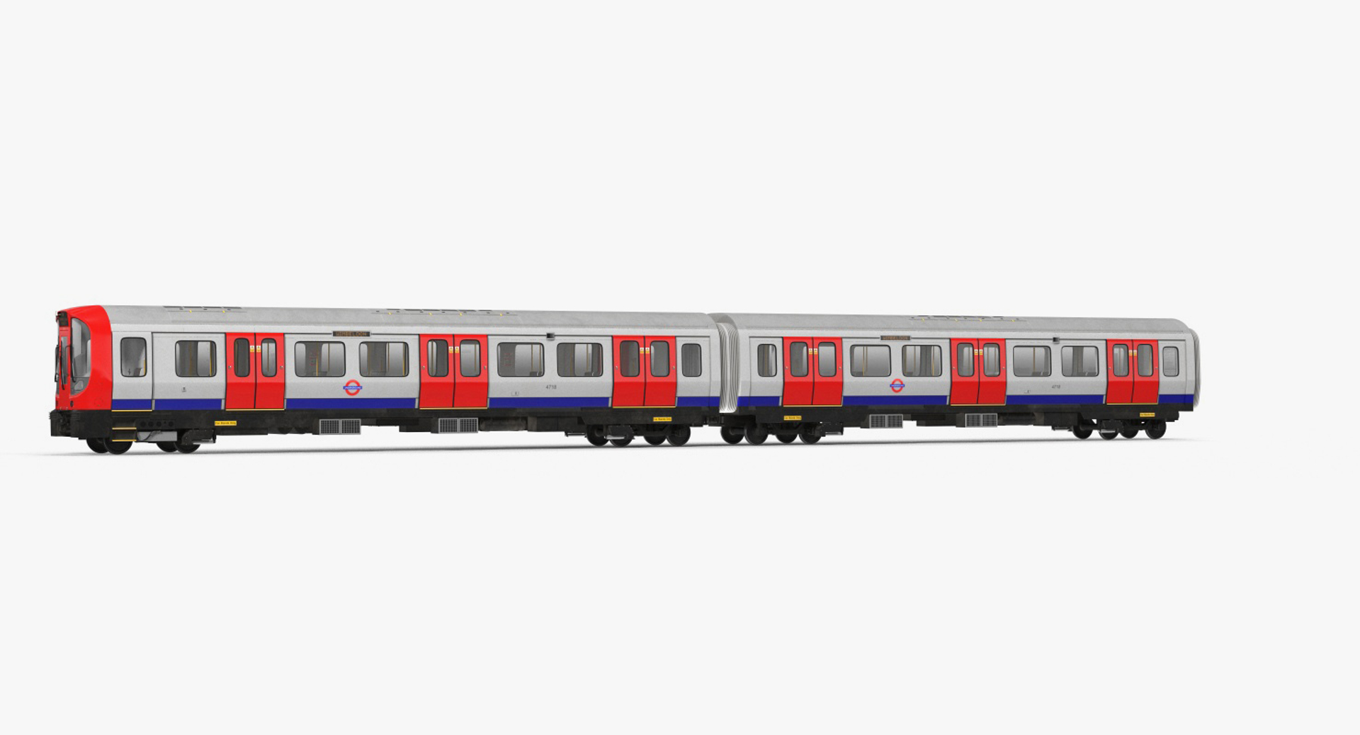 3D London Subway Train S8 Model - TurboSquid 1305575