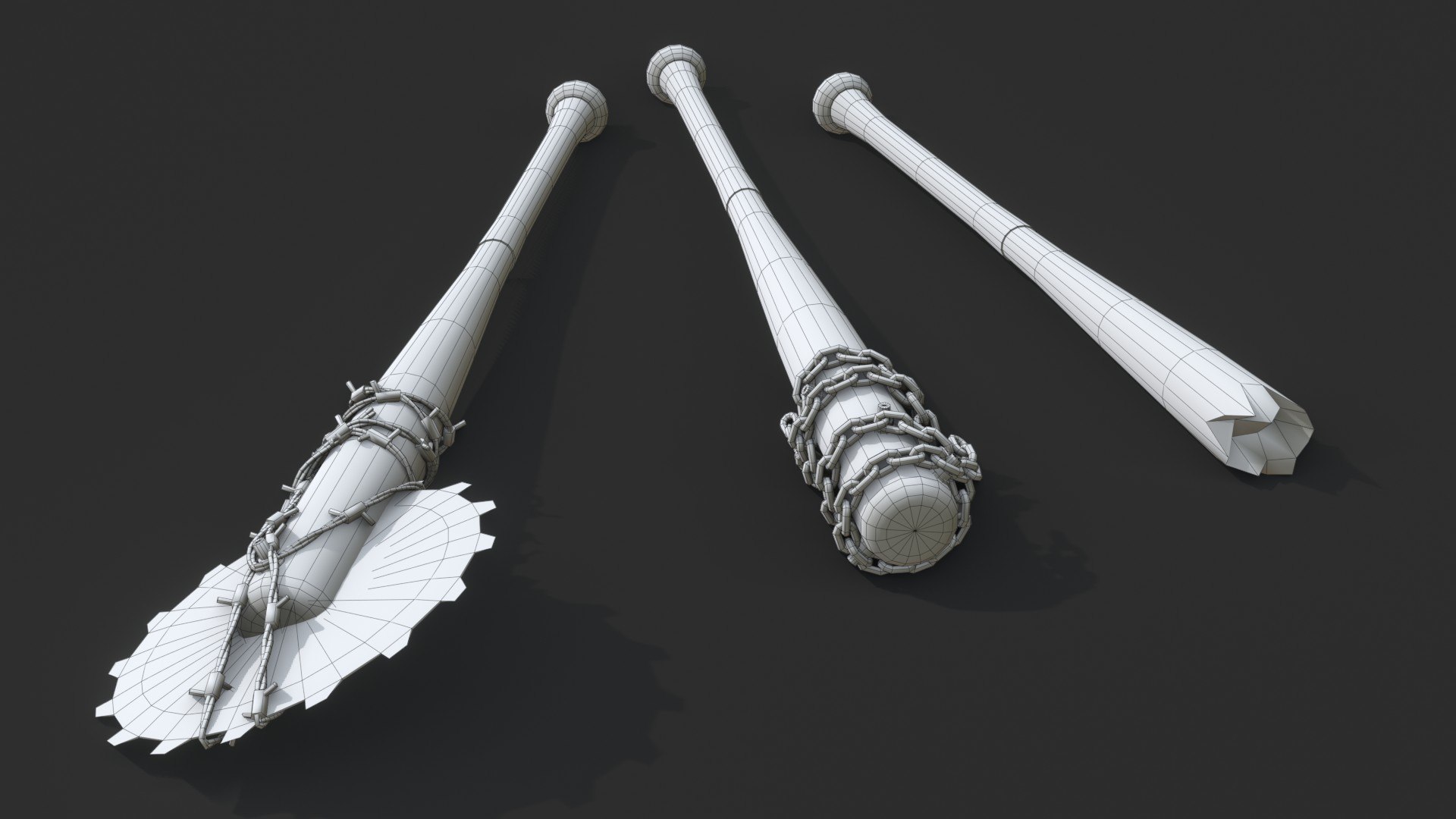 Baseball Bats Assets 3D Model - TurboSquid 1690662