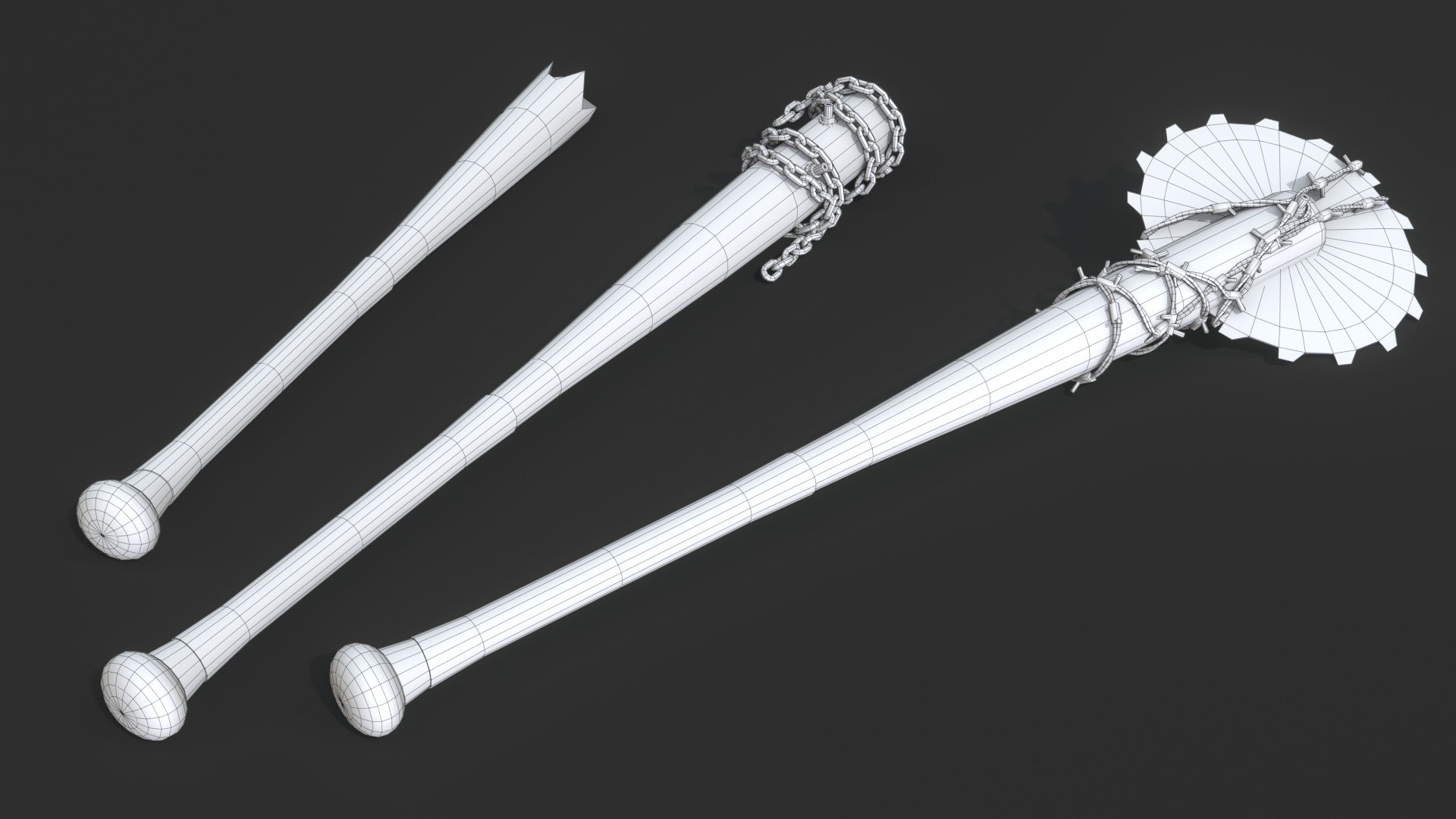 Baseball Bats Assets 3D Model - TurboSquid 1690662