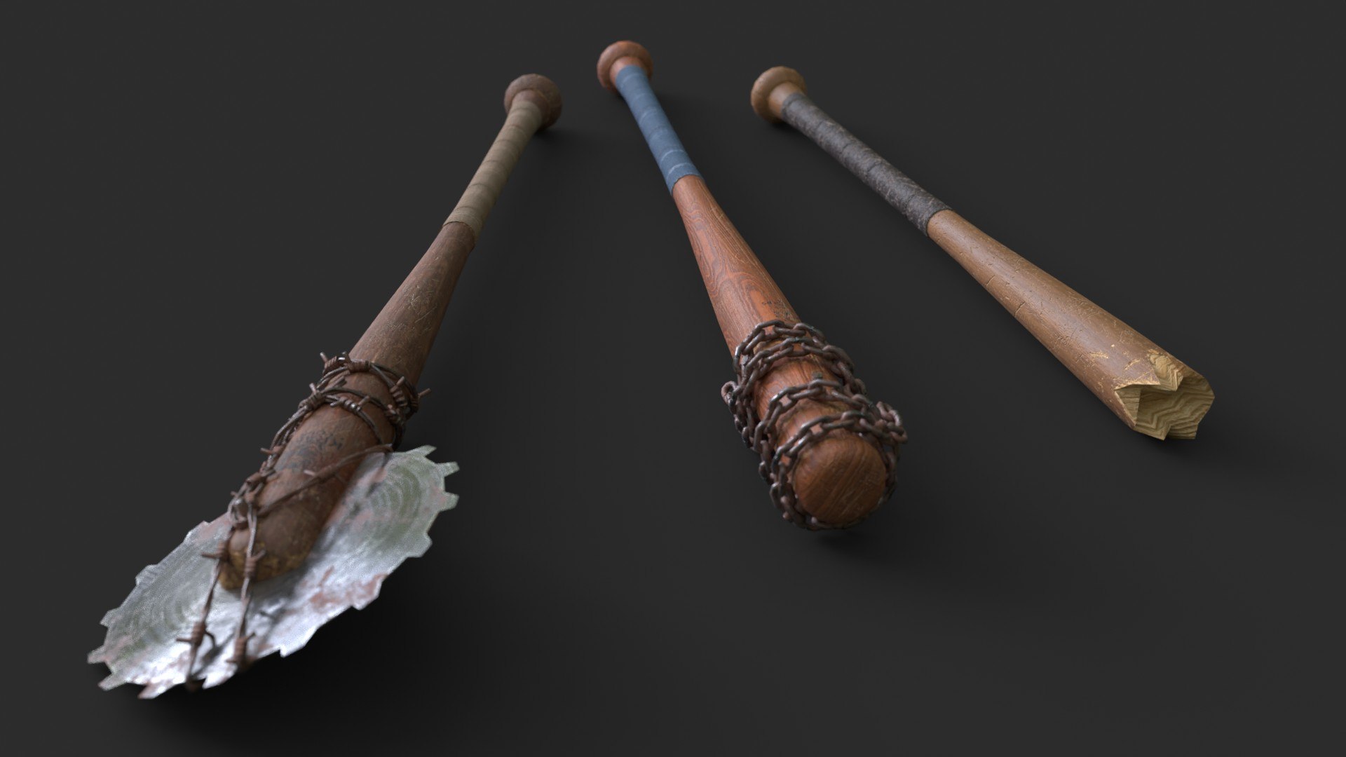 Baseball Bats Assets 3D Model - TurboSquid 1690662