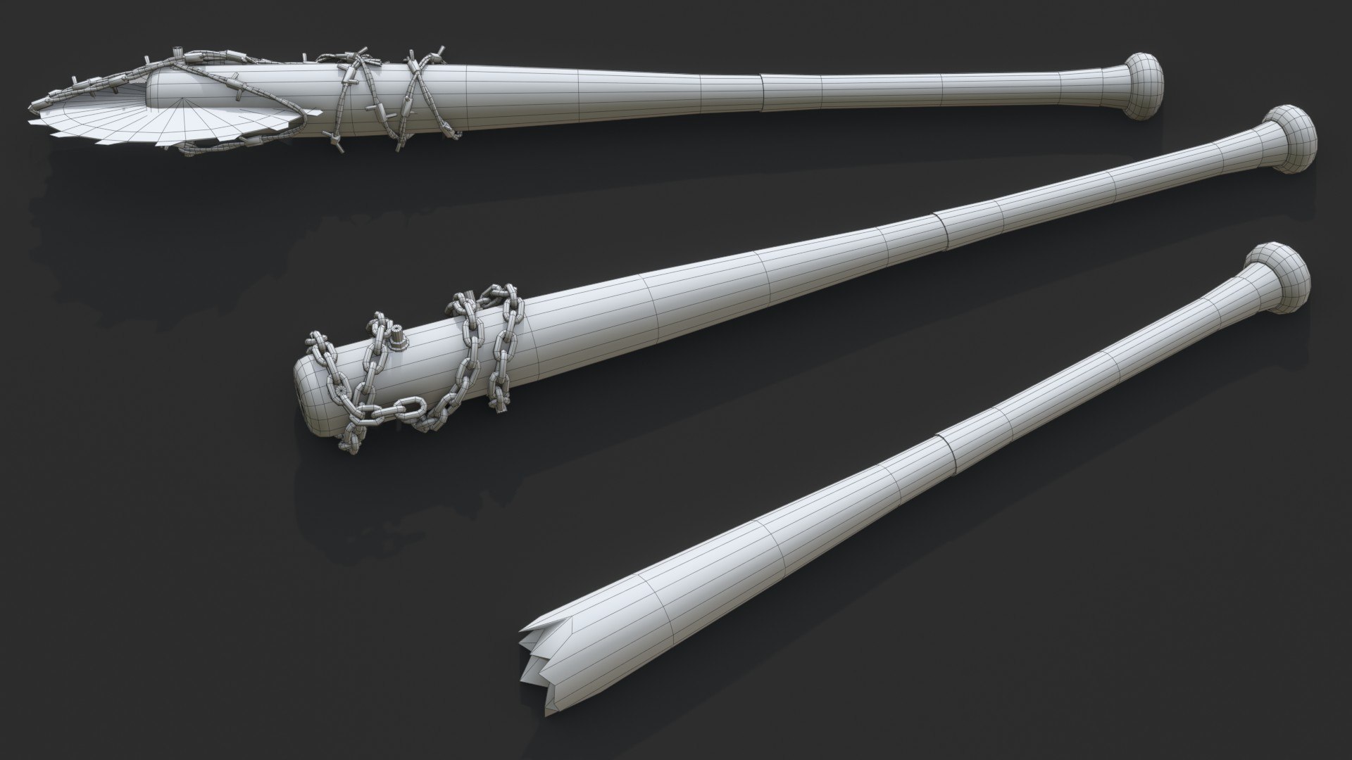 Baseball Bats Assets 3D Model - TurboSquid 1690662