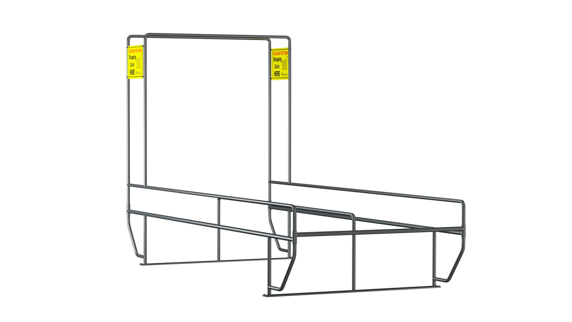 Shopping Cart Corral Model - TurboSquid 2172956