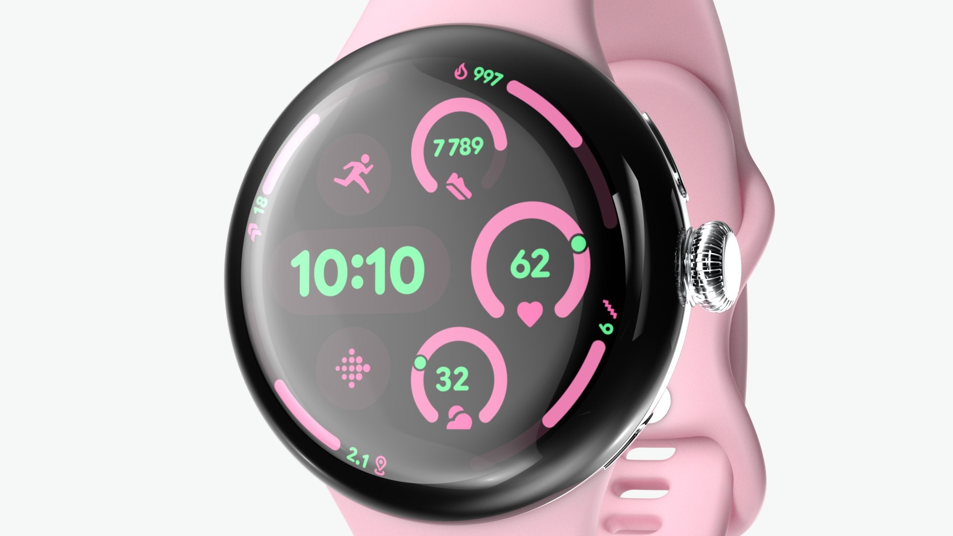 3D Google Pixel Watch 3 XL Rose - TurboSquid 2268515