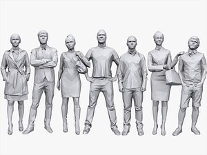 3d people pack casual model