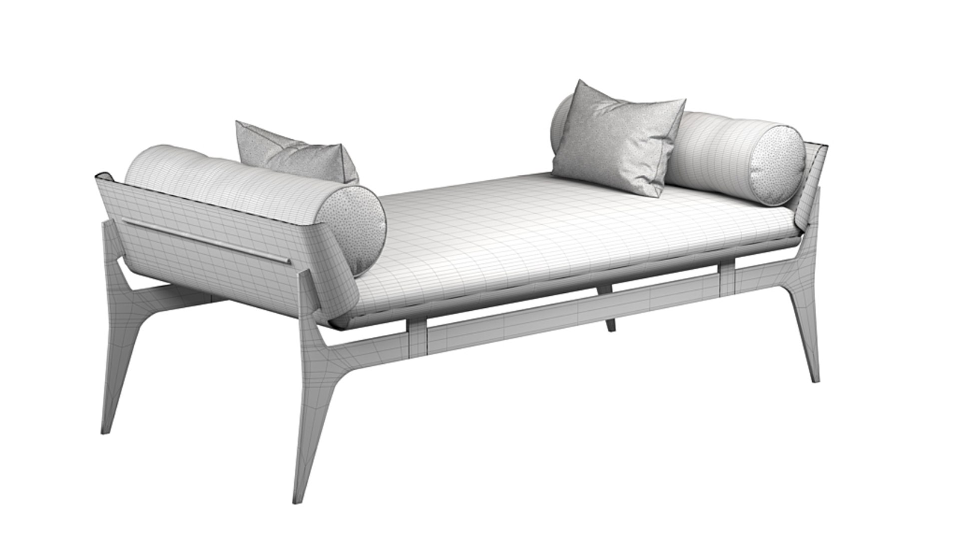 3D Daybed Sofa - TurboSquid 1972867