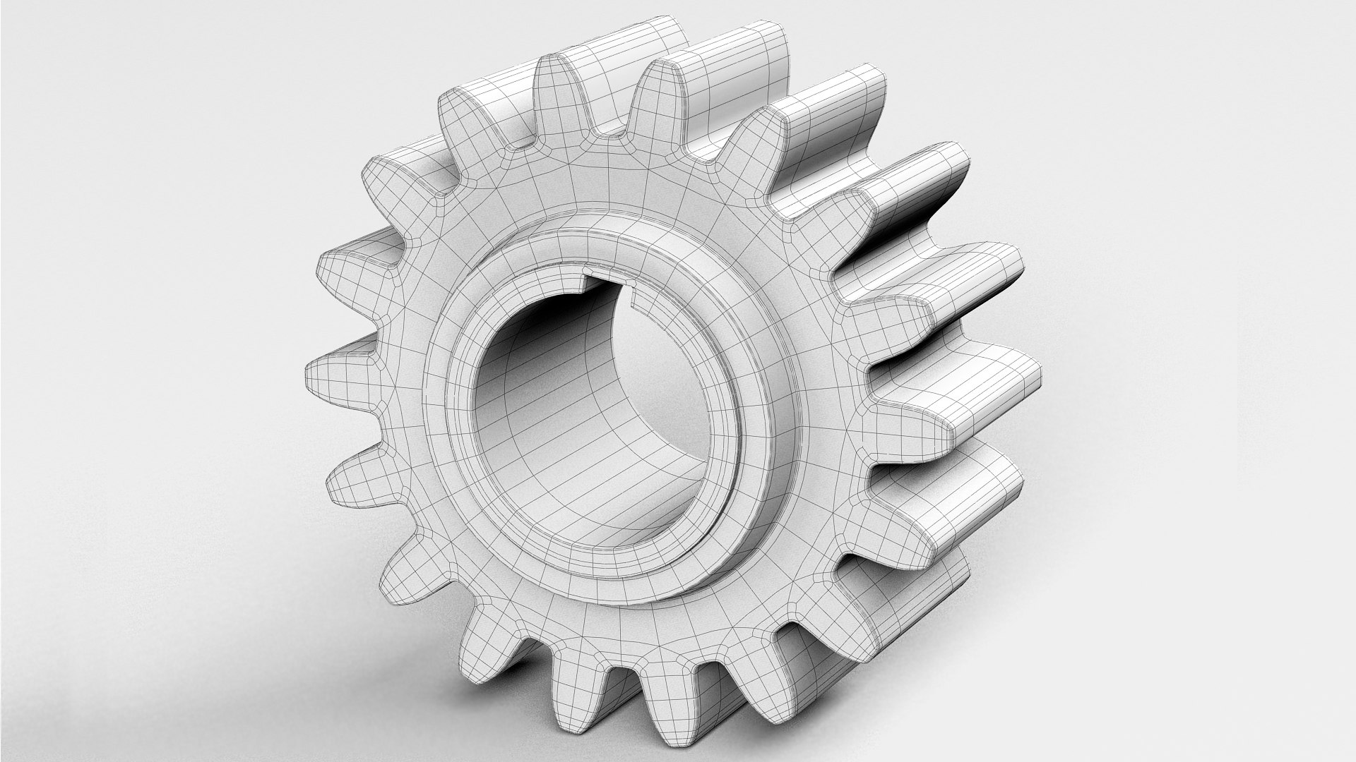 3D Model Realistic Metalic Gears - TurboSquid 1699369