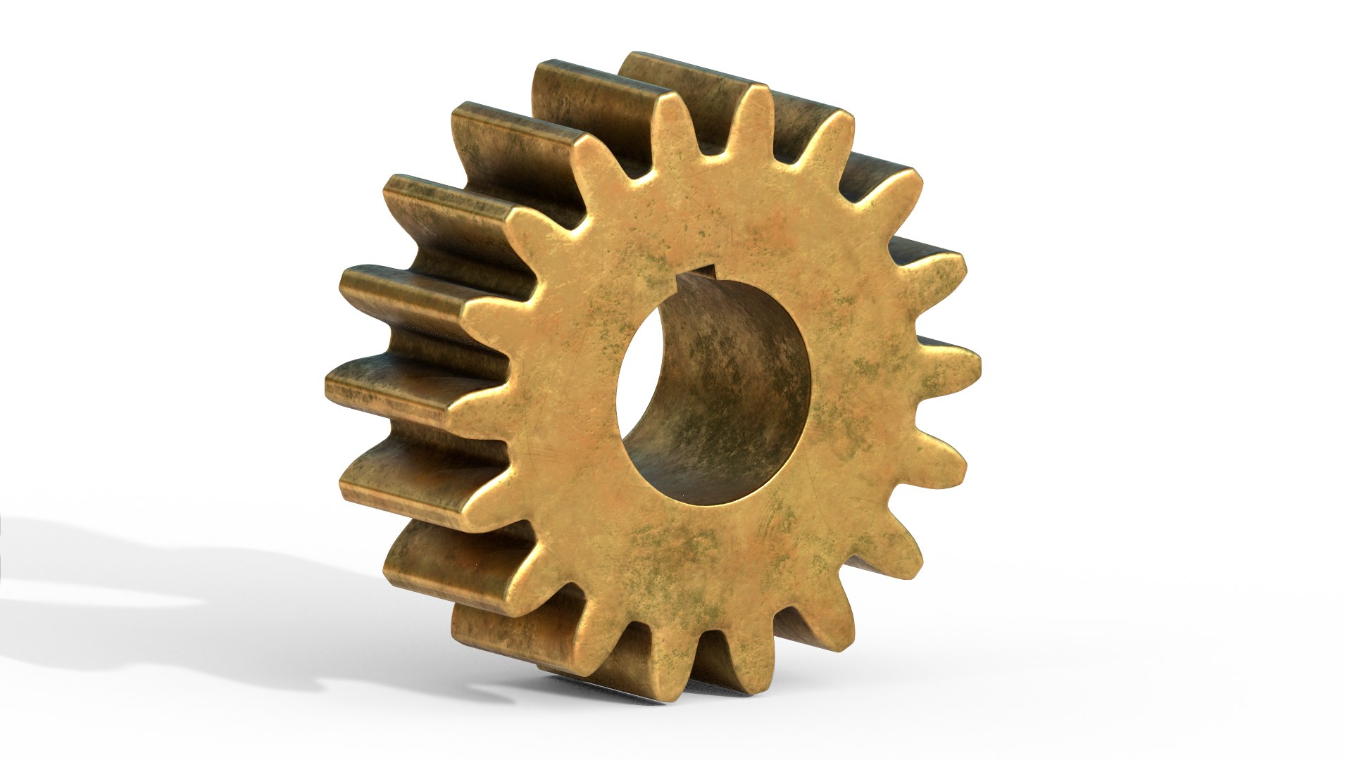 3D Model Realistic Metalic Gears - TurboSquid 1699369