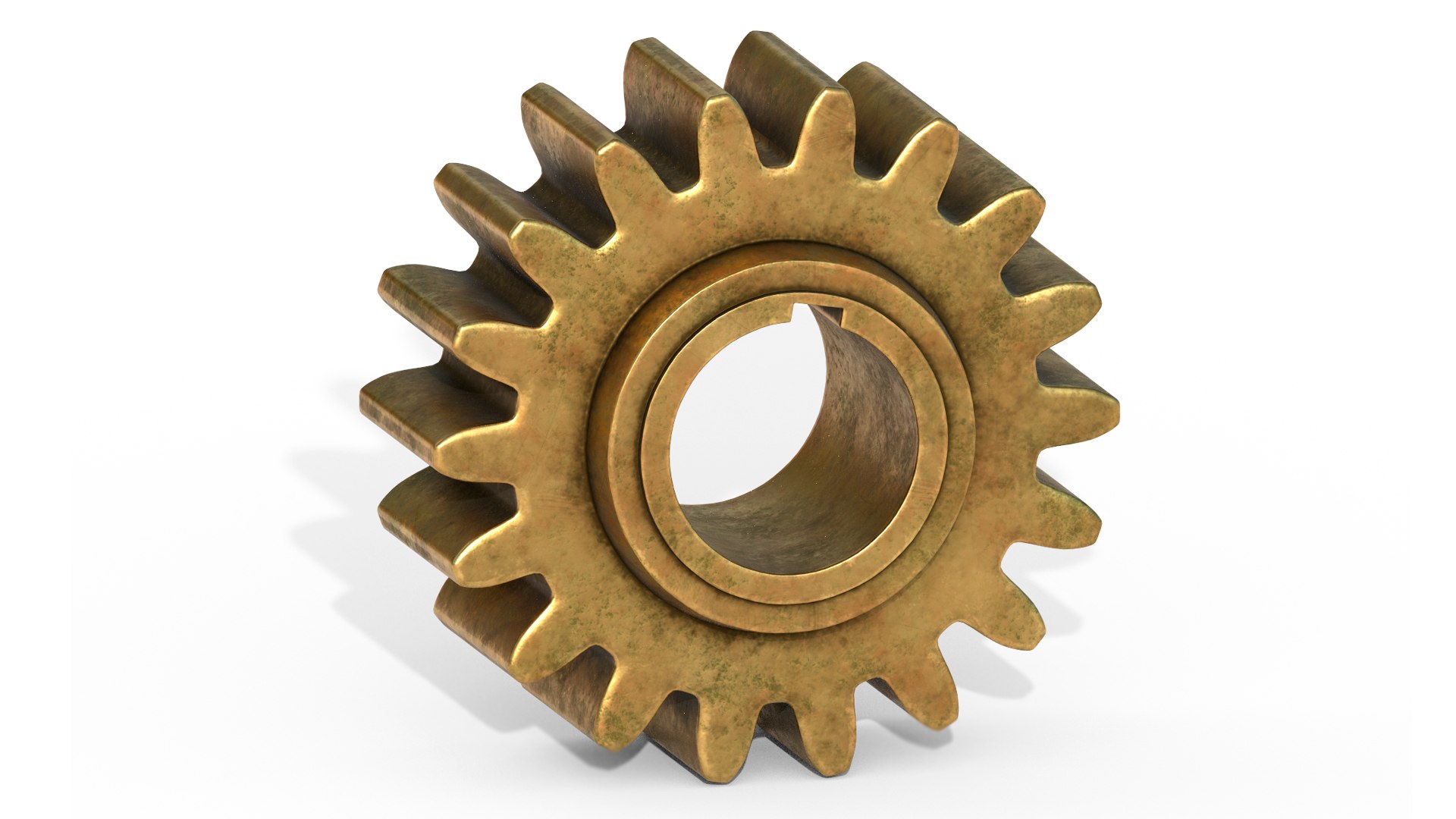 3D Model Realistic Metalic Gears - TurboSquid 1699369