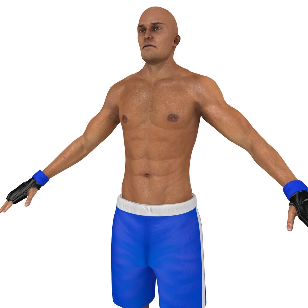 3D Mma Fighter - TurboSquid 1289686