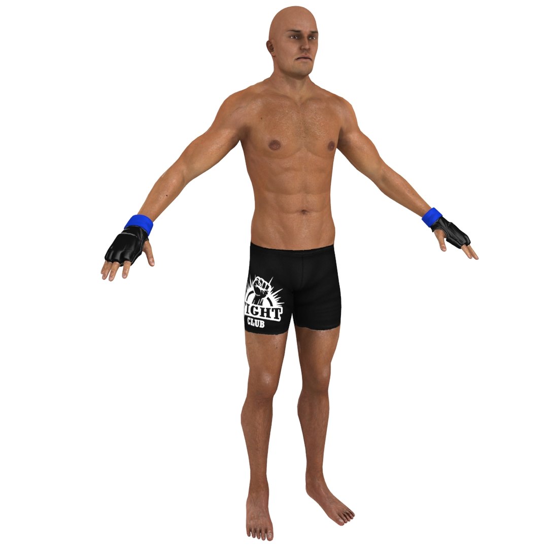 3D Mma Fighter - TurboSquid 1289686