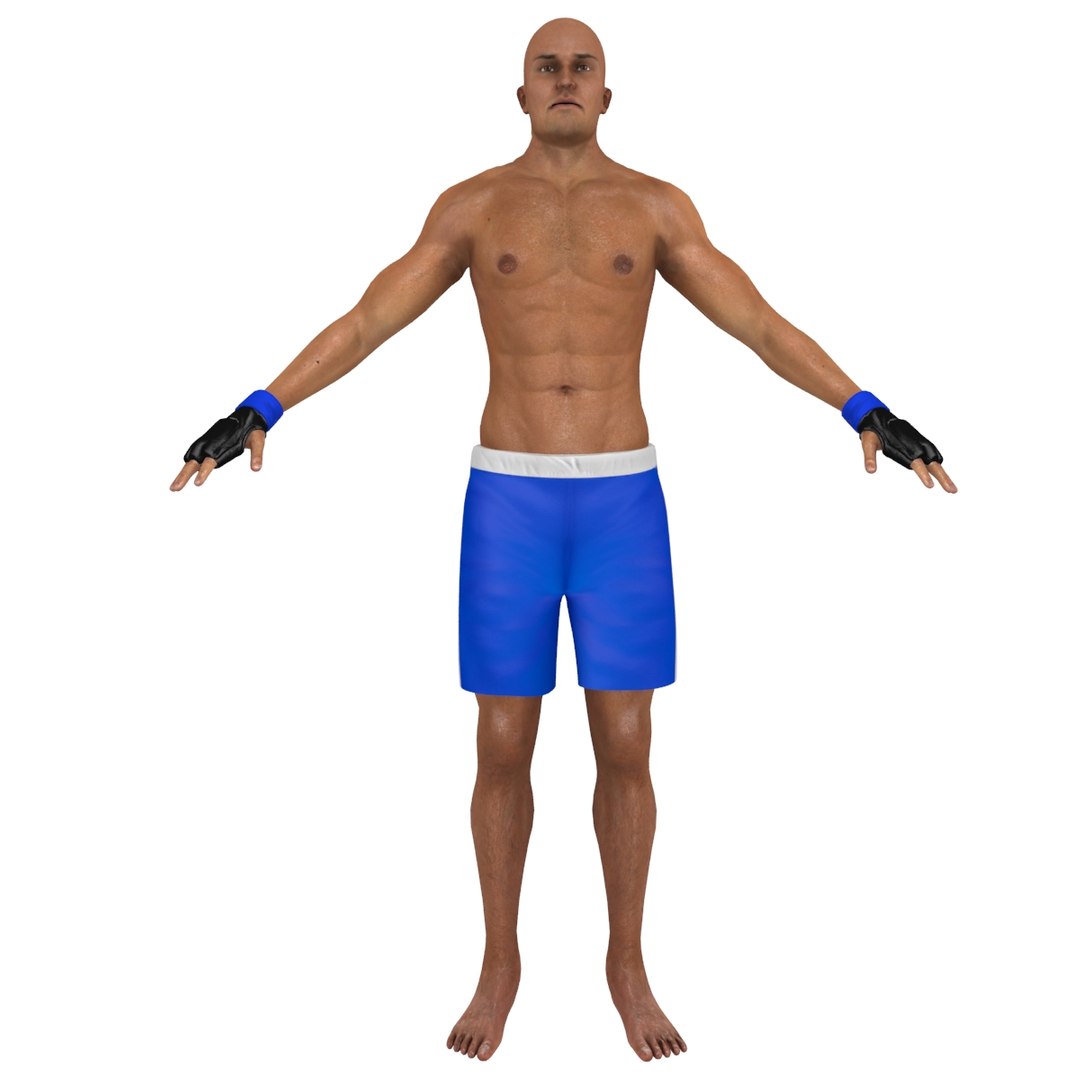3D Mma Fighter - TurboSquid 1289686