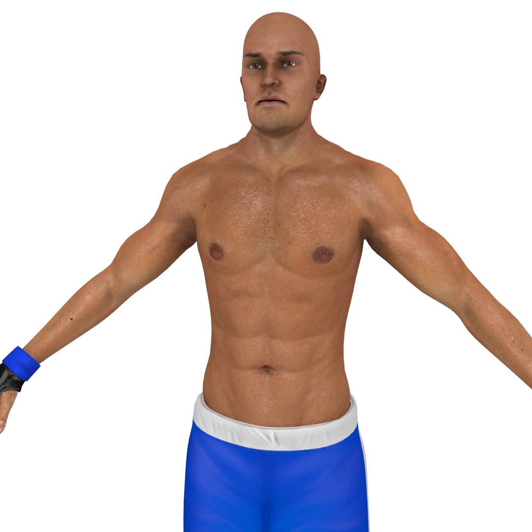 3D Mma Fighter - TurboSquid 1289686