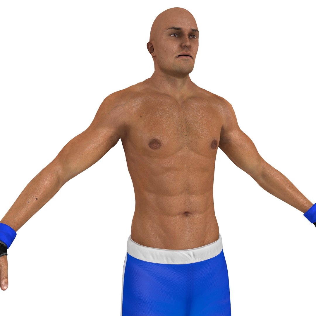 3D Mma Fighter - TurboSquid 1289686