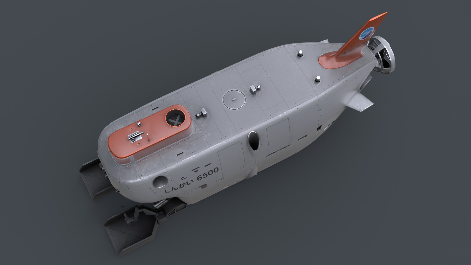 3D Model Submarine Shinkai 6500 - TurboSquid 1868429