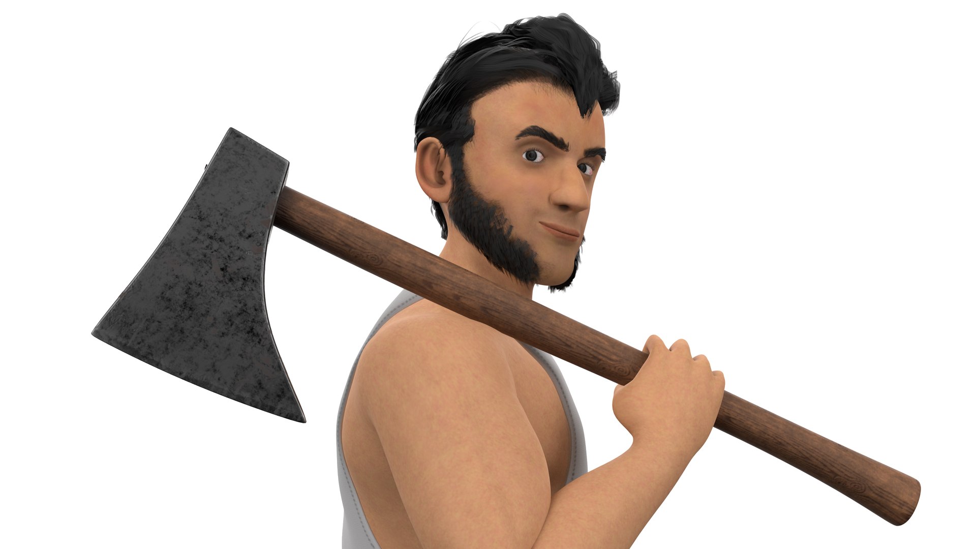 3D Cartoon-Common Man-Character With RIG 3D Model - TurboSquid 2299925