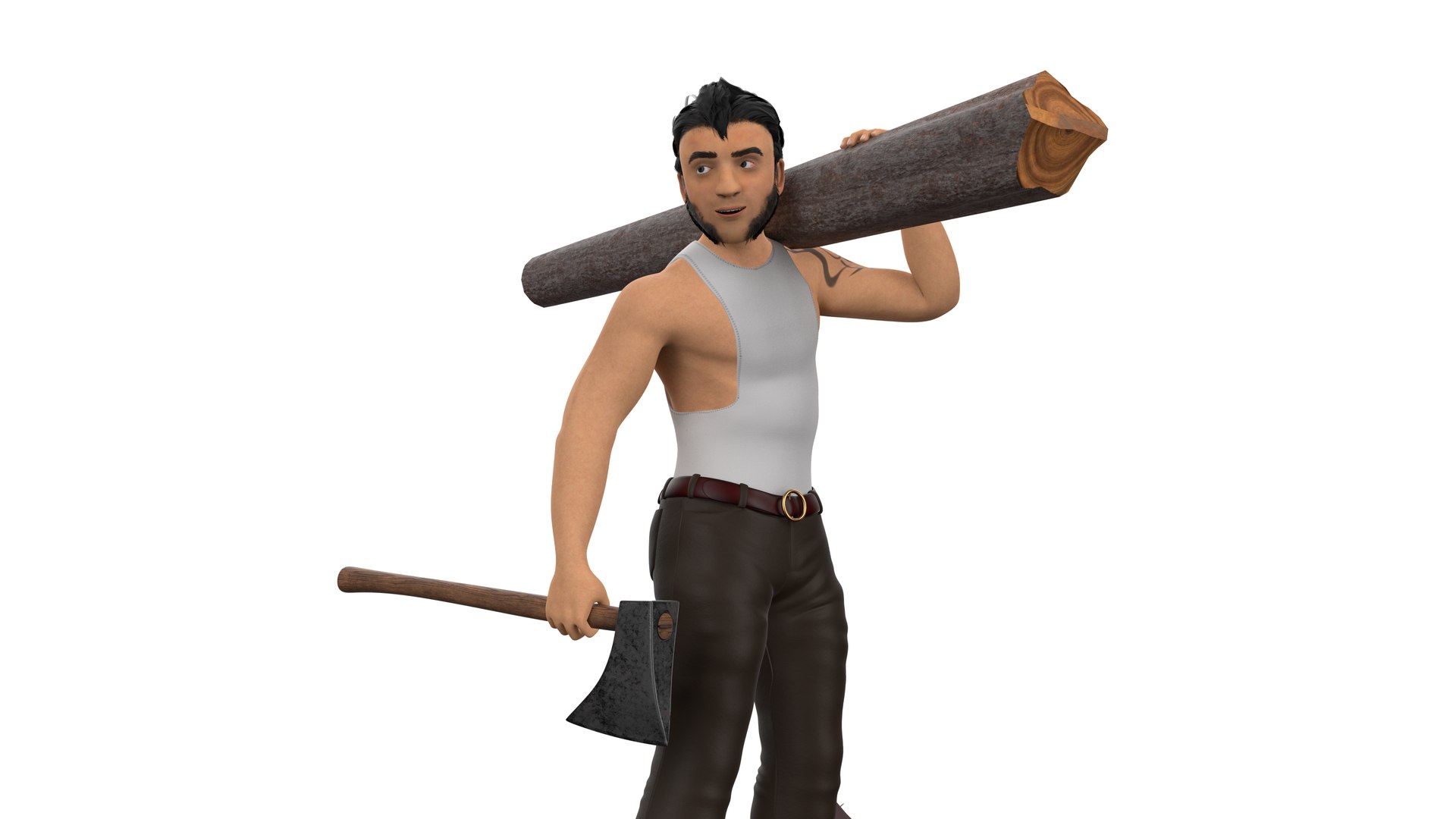 3D Cartoon-Common Man-Character With RIG 3D Model - TurboSquid 2299925