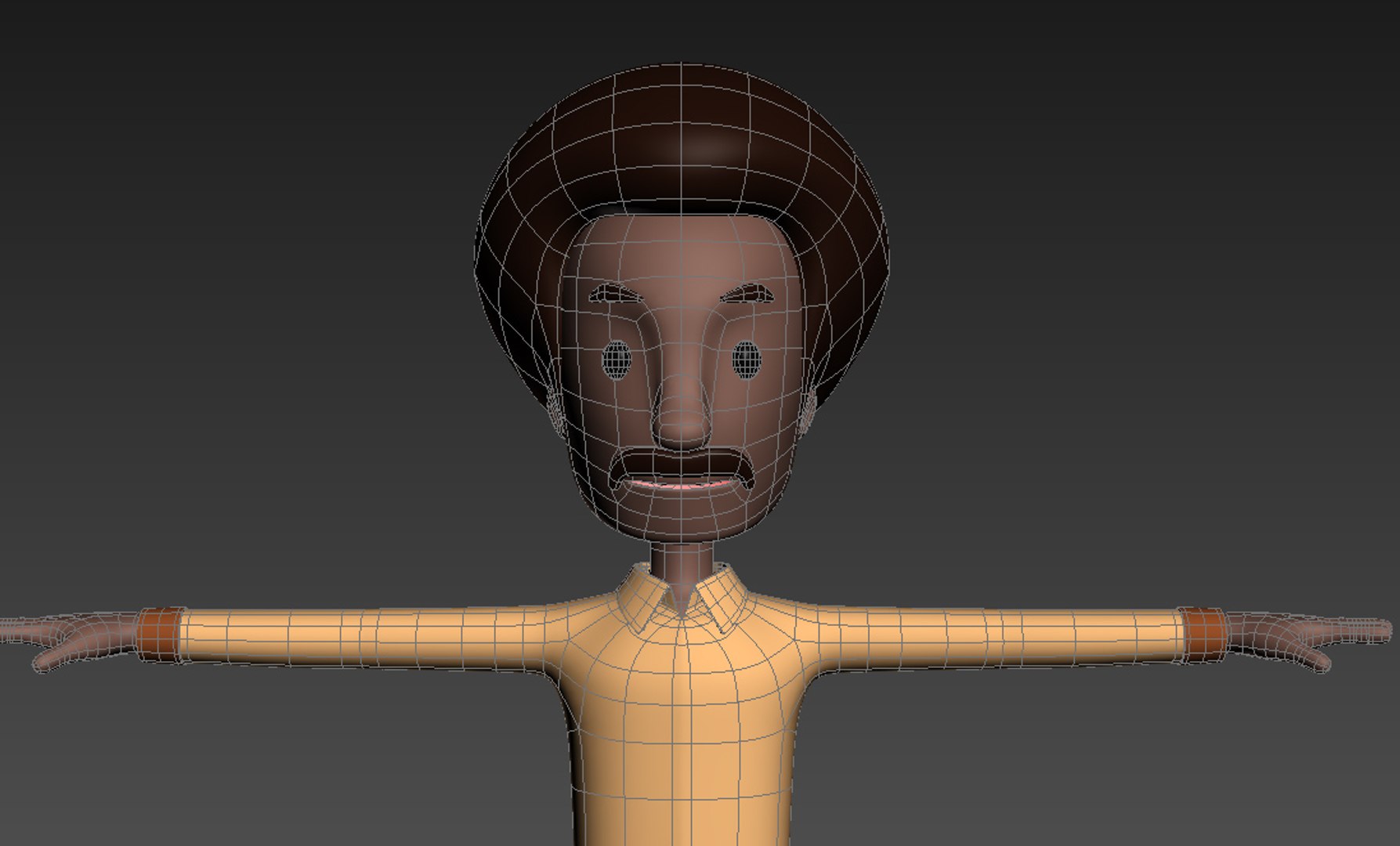 Disco Man Character Cartoon Model - TurboSquid 1345917