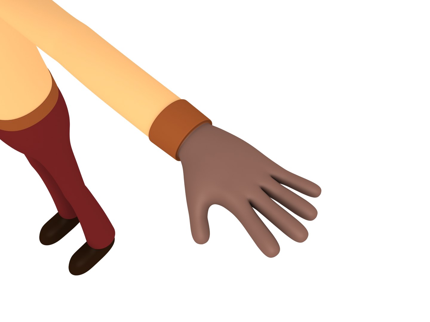 Disco Man Character Cartoon Model - TurboSquid 1345917