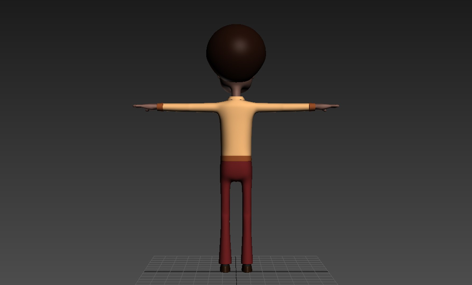 Disco Man Character Cartoon Model - TurboSquid 1345917