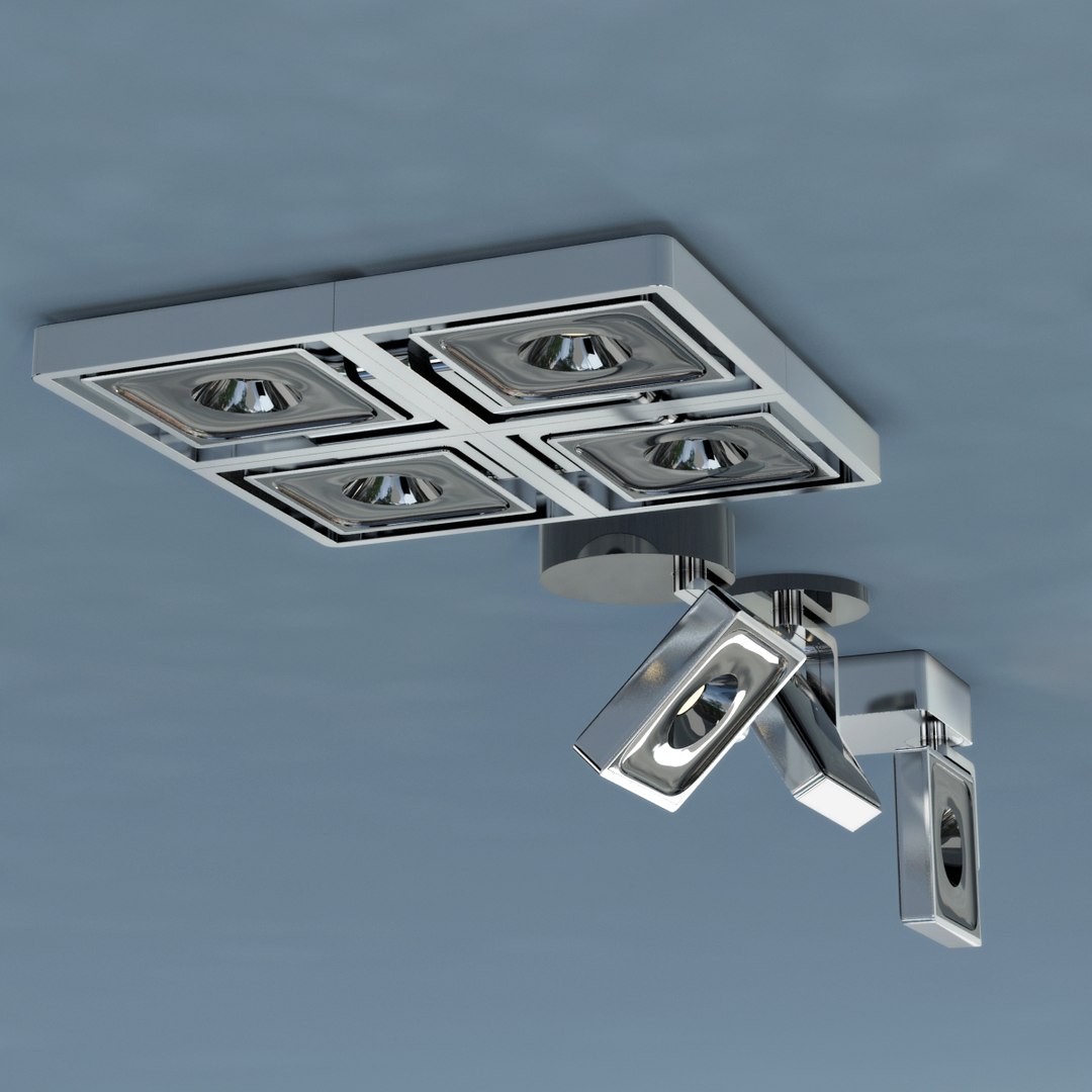 studio led wall 3d model