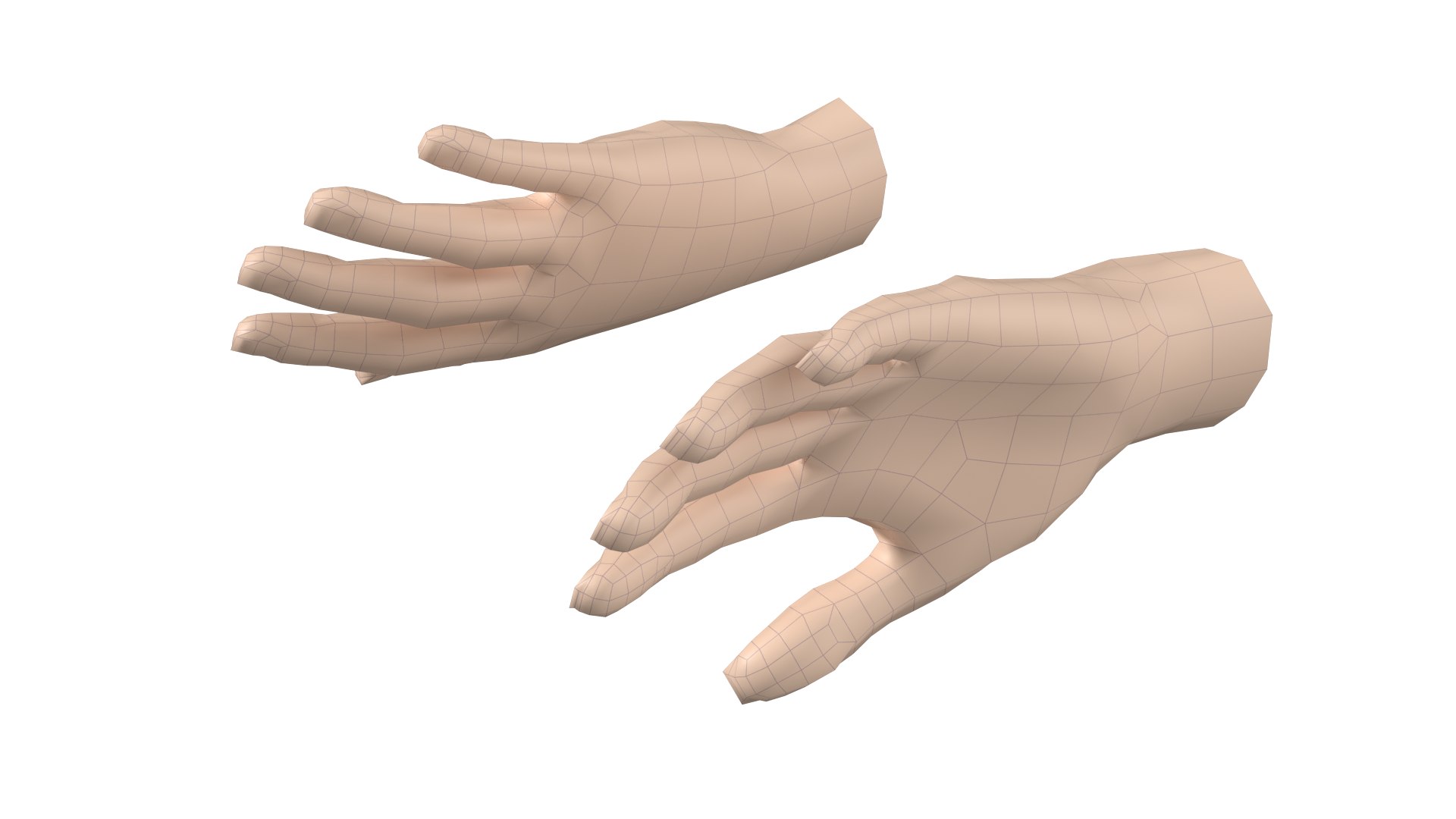 Female Hand Base Mesh 07 3D Model - TurboSquid 2184245