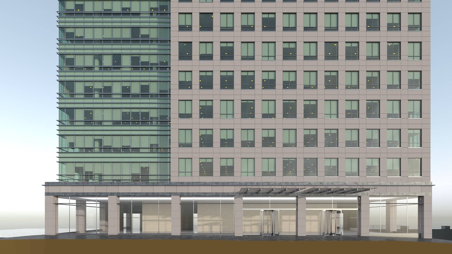 40 And 60 Bank Street Buildings Canary Wharf 3D - TurboSquid 1954653