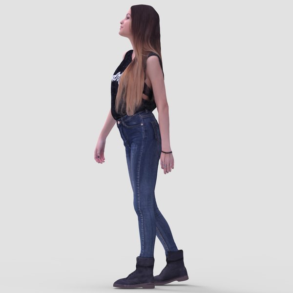 3d model realistic human