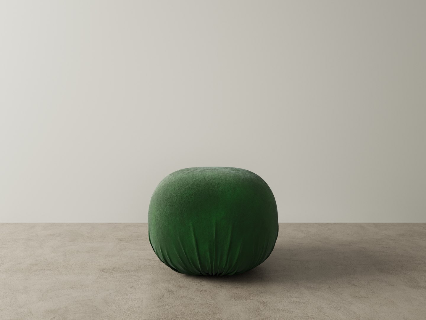 3D Model Velvet Pouf - TurboSquid 2275746