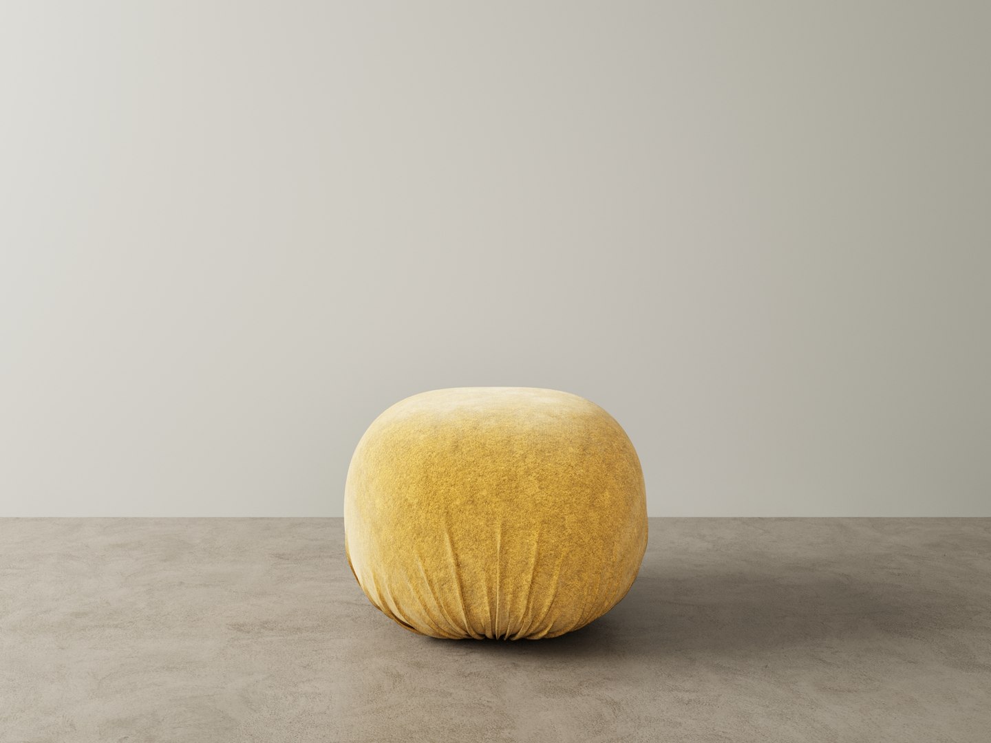 3D Model Velvet Pouf - TurboSquid 2275746